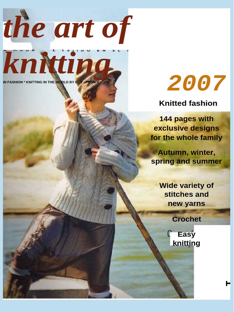 The Art of Knitting 2007 | PDF | Knitting | Crochet