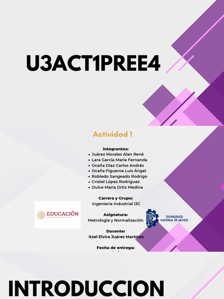 U3 Act 1 Pre E4 | PDF | Óptica | Interferometría