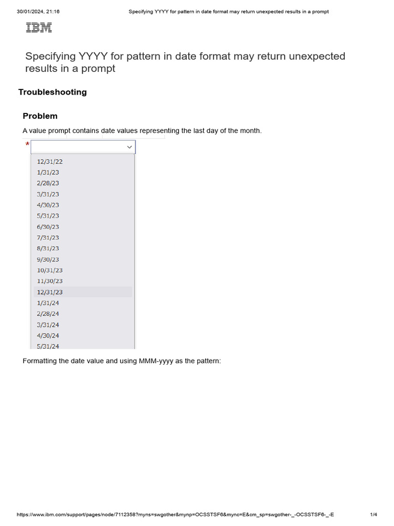 Specifying YYYY For Pattern in Date Format May Return Unexpected ...