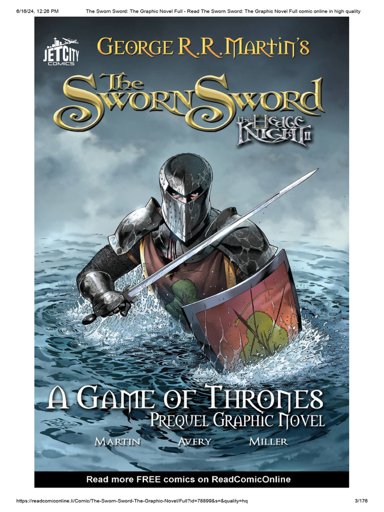 The Sworn Sword: Graphic Novel PDF | PDF | Comics | Drawing