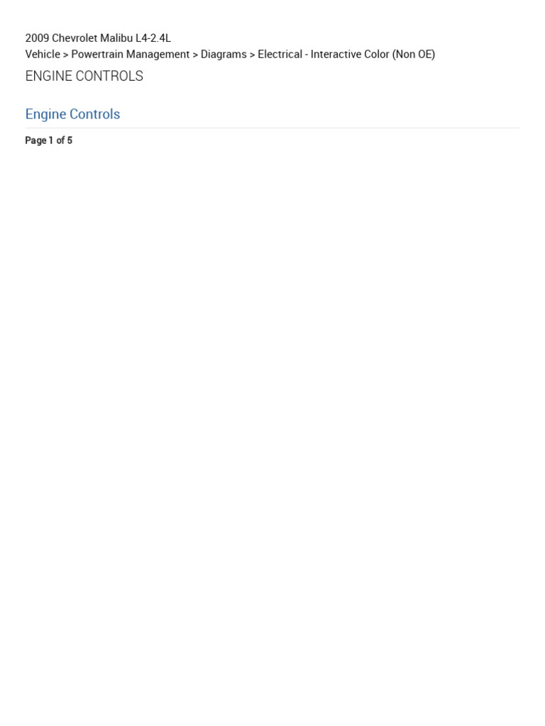 Engine Controls (Powertrain Management) - ALLDATA Repai | PDF | Engines | Mechanical Engineering