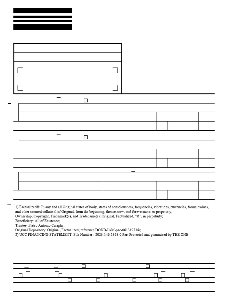 Ucc Financing Statement | PDF | Assignment (Law) | Natural Resources Law