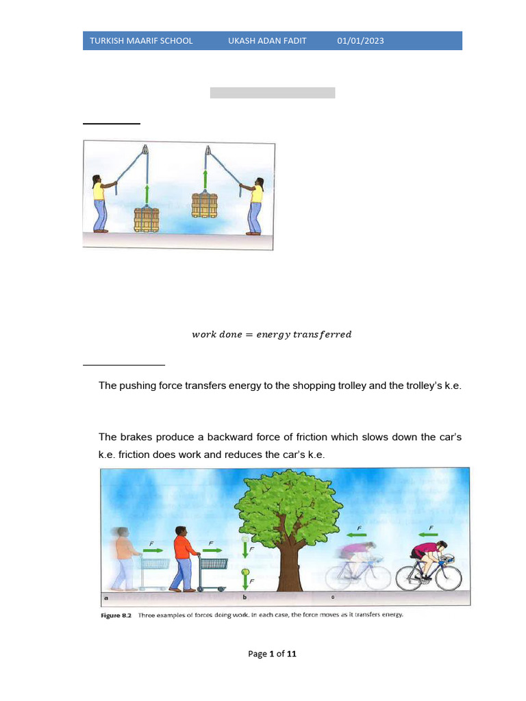 Igc Chaper 8 Almost Over | PDF | Force | Watt