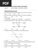Lines and Angles Class 9 | PDF | Triangle | Euclid