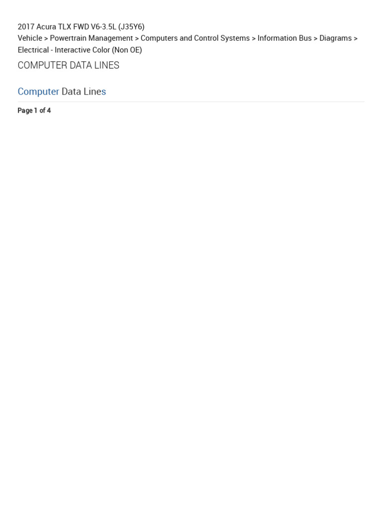 Computer Data Lines (Information Bus) - (4) | PDF | Car Body Styles ...