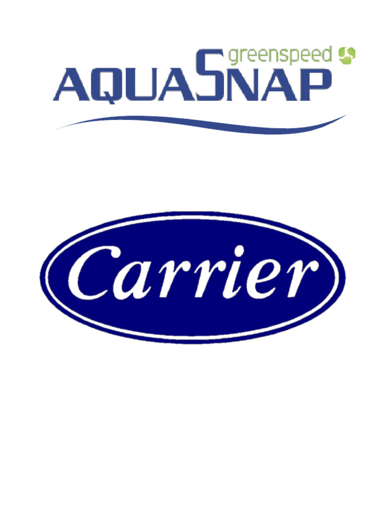Logos Carrier y Aquasnap | PDF