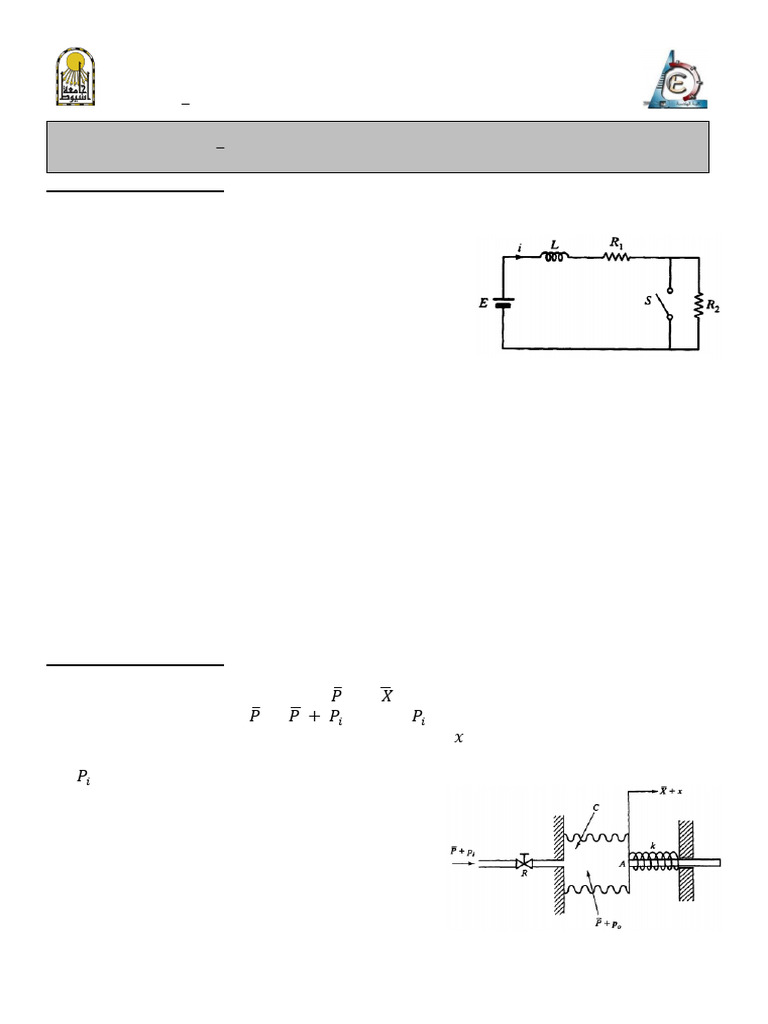 Mechatronics Final Exam Questions | PDF | Velocity | Momentum