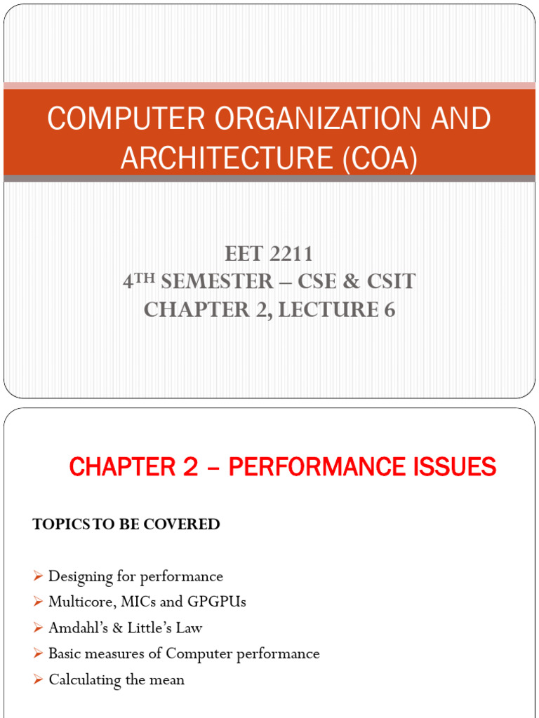 LECTURE 6 | PDF | Central Processing Unit | Multi Core Processor