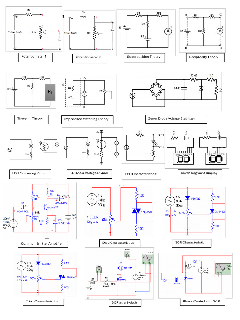 Circuits For Final Exam | PDF