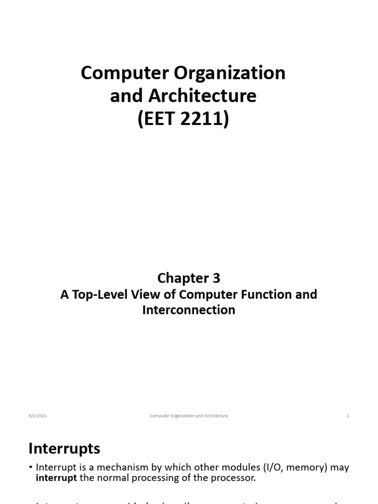LECTURE 10 | PDF | Input/Output | Central Processing Unit LECTURE 10 | PDF | Input/Output | Central Processing Unit
