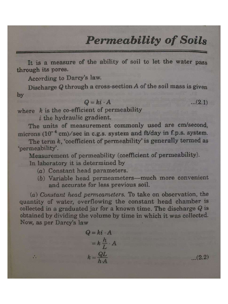 Permeability - Book-1 | PDF