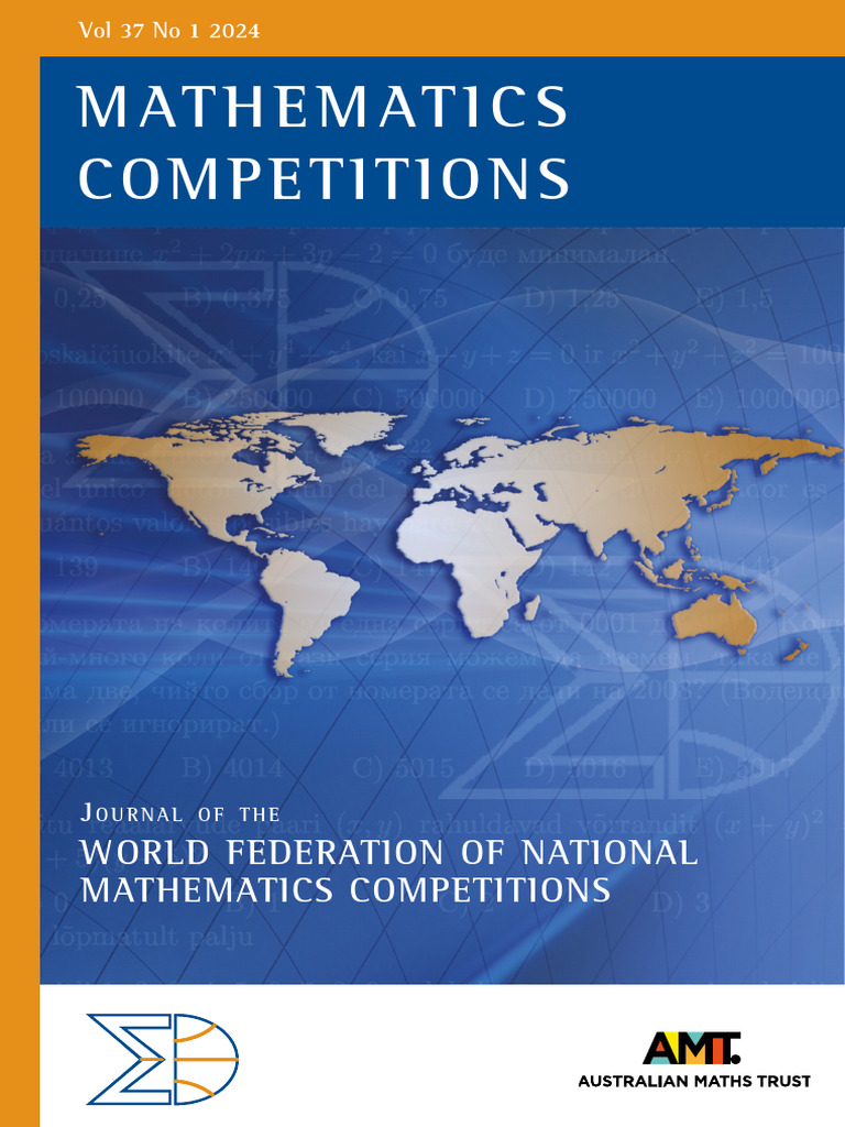 Mathematics Competitions Journal 2024 | PDF | Mathematics