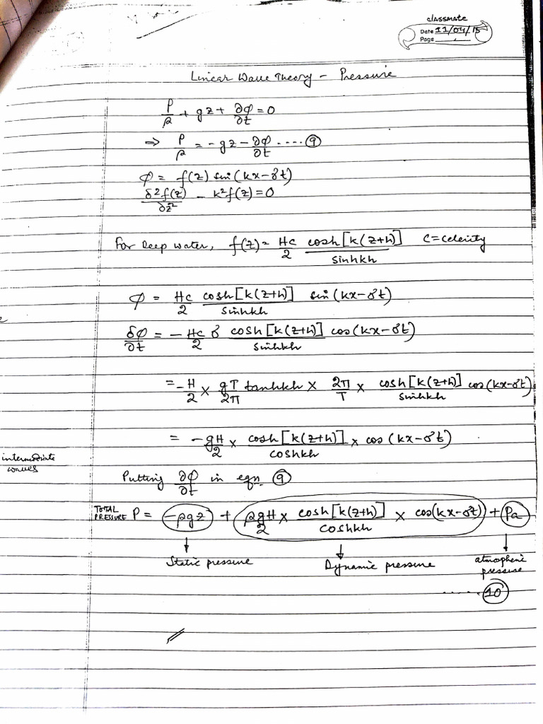 Geophysical Fluid Motion Equations | PDF
