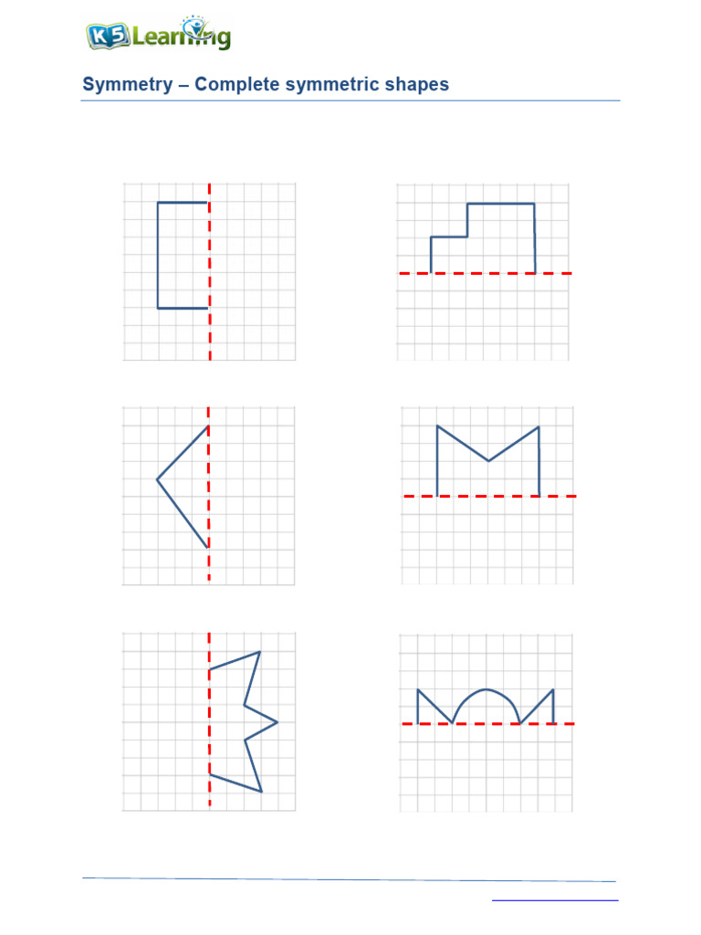 Grade 2 Symmetry Worksheet PDF | PDF