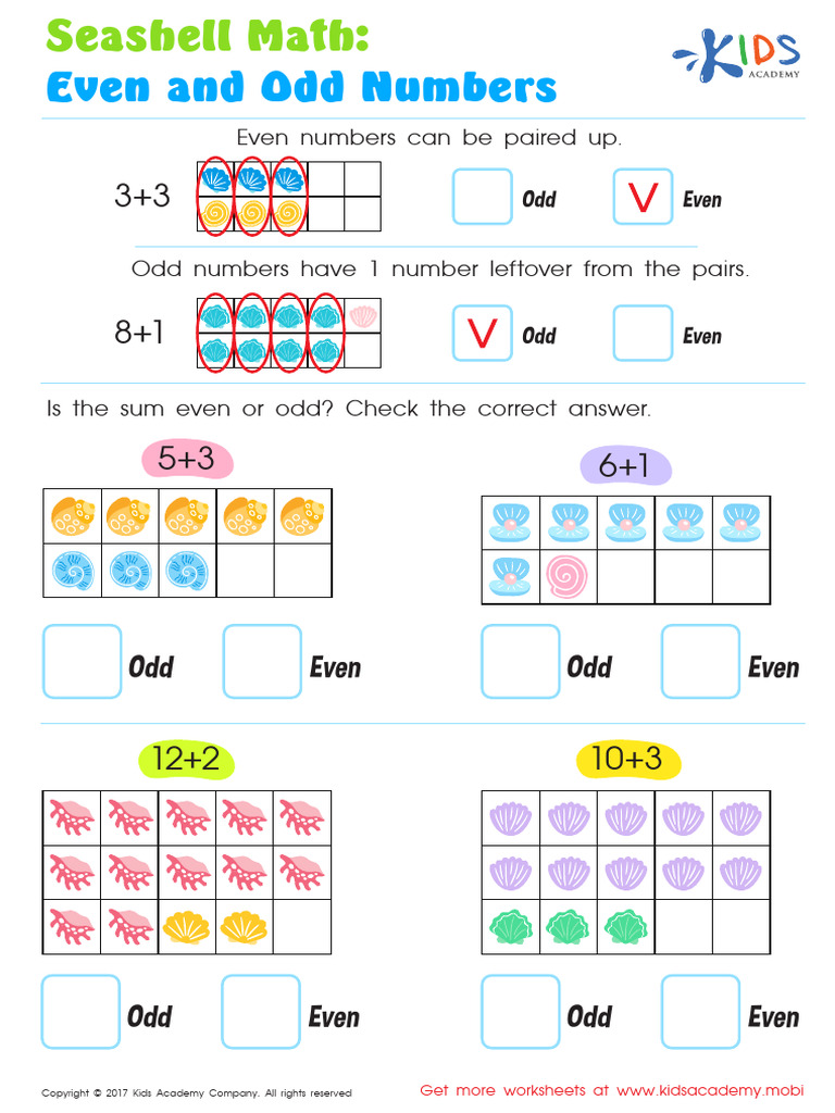 Grade 2 Even and Odd Numbers Worksheet | PDF