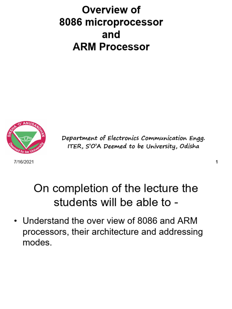 LECTURE 40 | PDF | Central Processing Unit | Computer Architecture