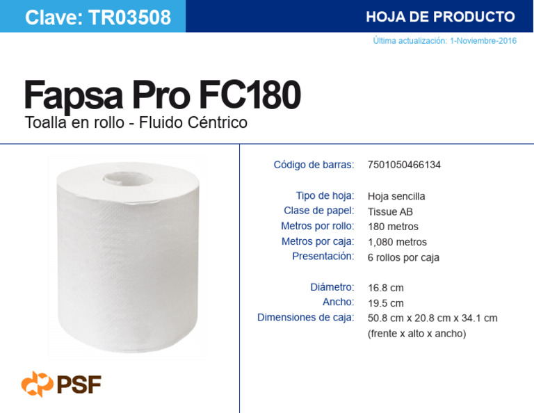 TR03508 FapsaProFC180 | PDF
