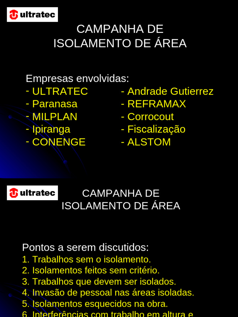 Isolamento Area 01 | PDF
