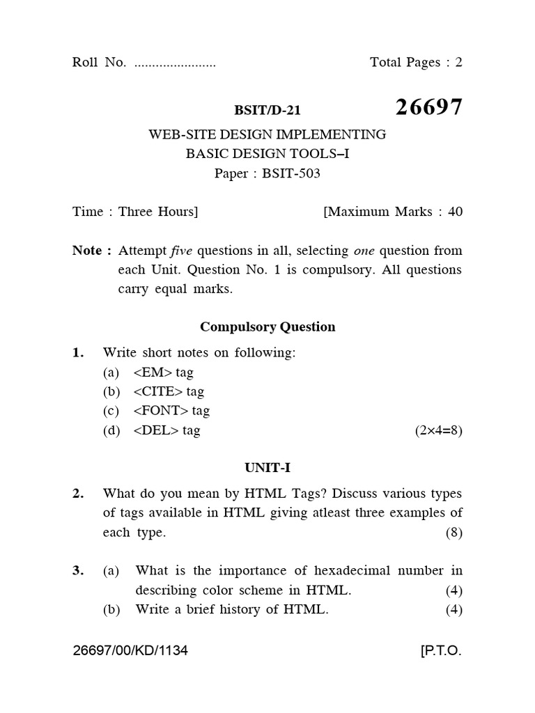 BSIT/D-21: Five One | PDF