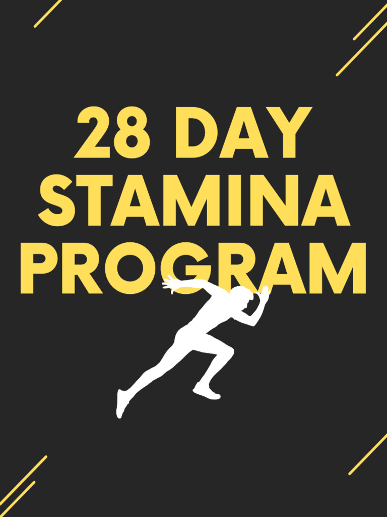 28-Day Stamina Training Program | PDF