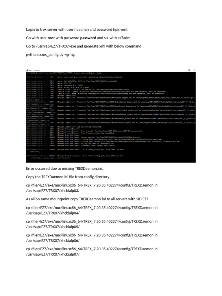 Configure alert in trex ccms | PDF | Computer Architecture | Utility Software