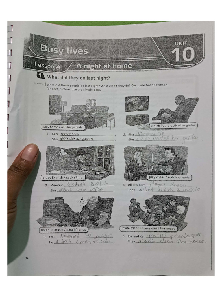 Unit 10 Workbook | PDF