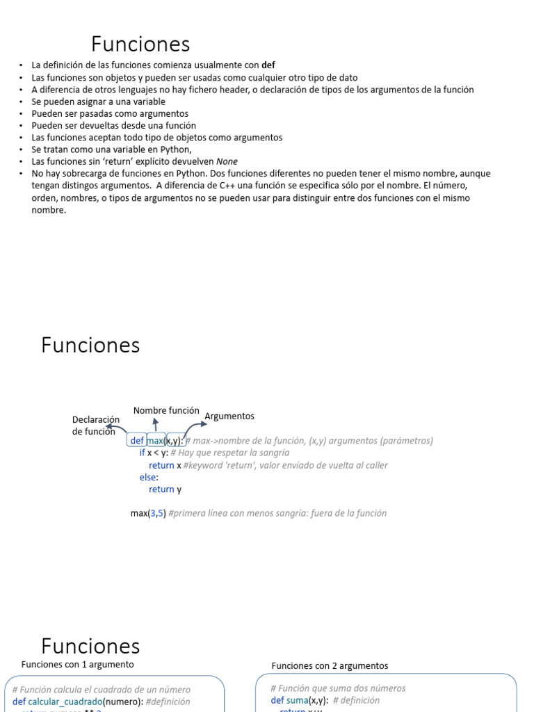 Funciones, Modulos, Excepciones | PDF | Python (lenguaje de programación) | Desarrollo de software