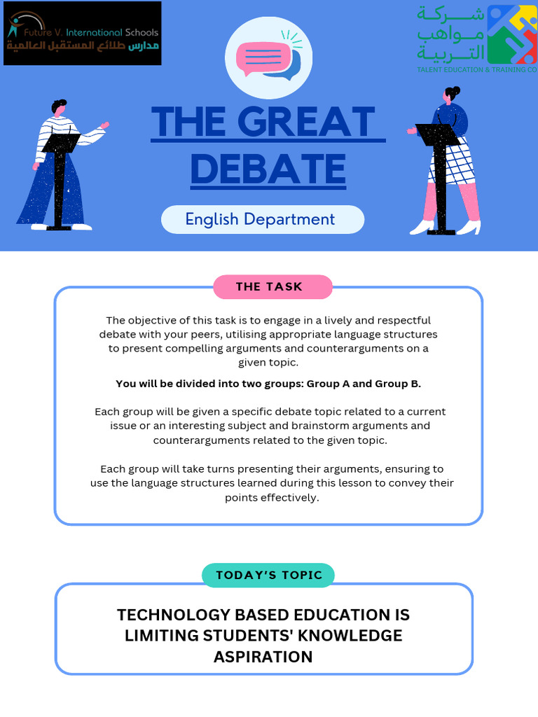English Debate Club Group work in Blue Modern Style_20241021_195226 ...