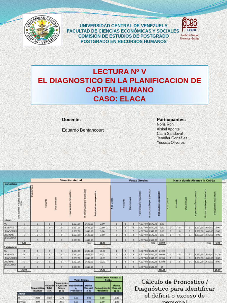 Diagnóstico de Capital Humano en ELACA | PDF | Gestión de recursos ...