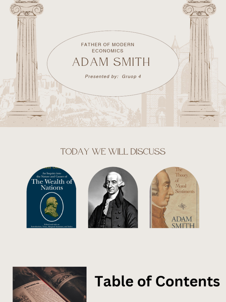 Adam Smith: Father of Modern Economics | PDF | Adam Smith | Economics