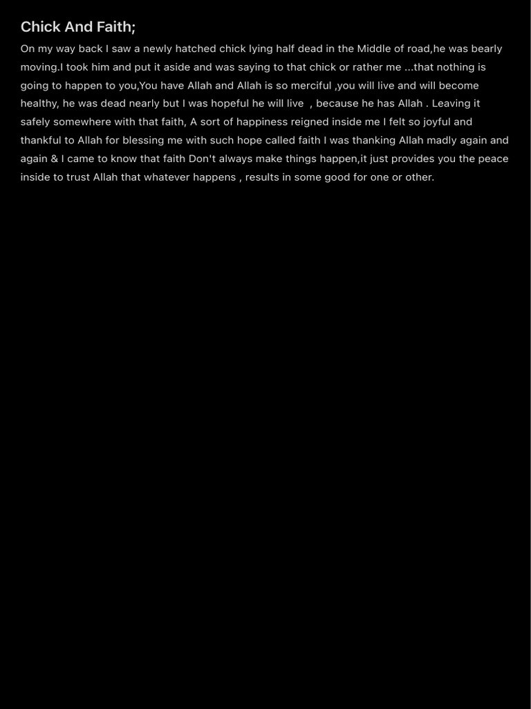 Chick and Faith; | PDF