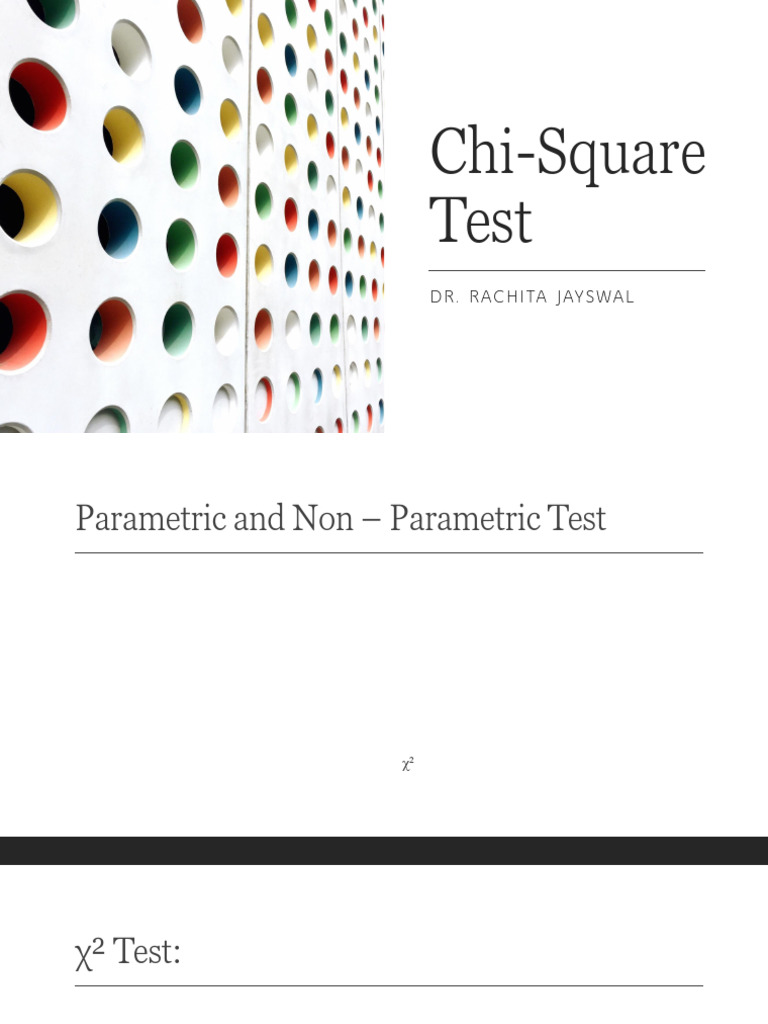 Chi Square Test Pdf Chi Squared Test Statistical Significance