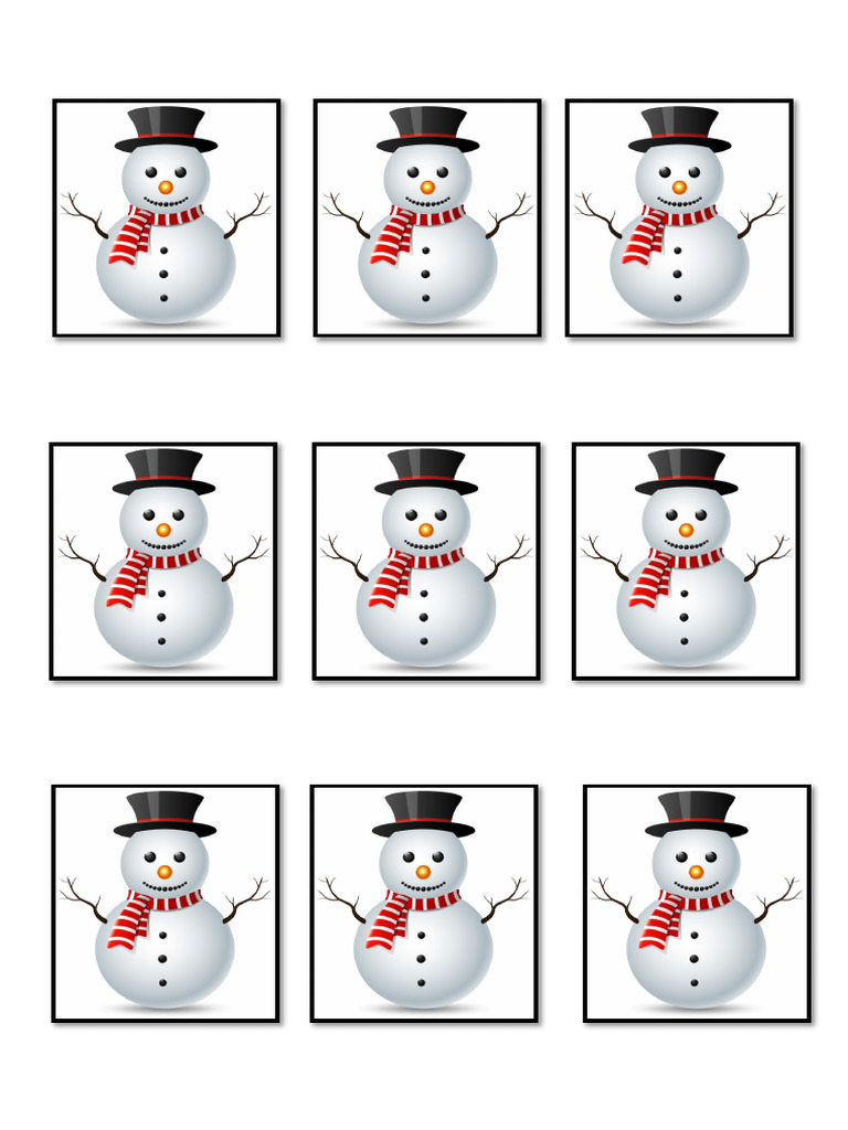 muñeco de nieve | PDF