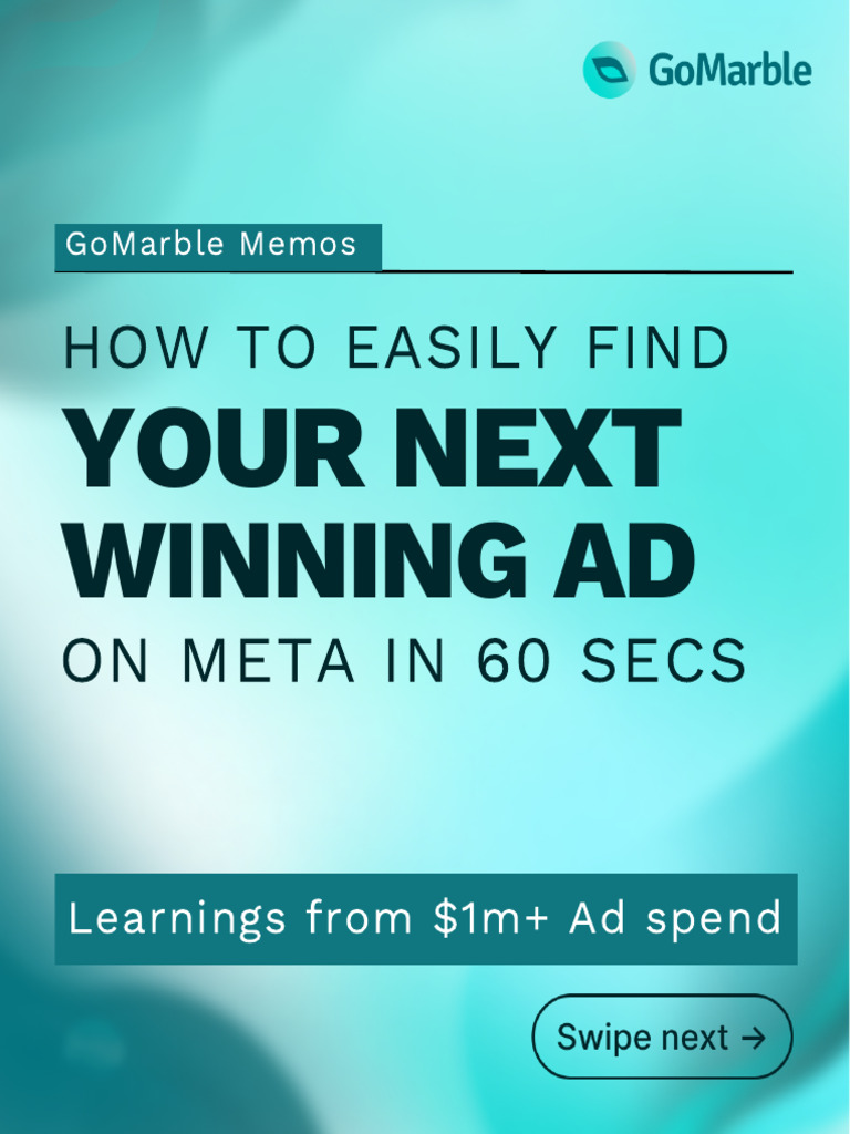 Guide To Finding Your Winning Ad | PDF
