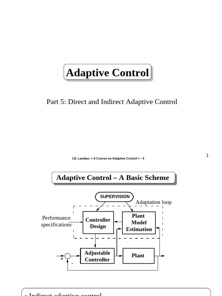 Adaptive Control5 | PDF | Analog To Digital Converter | Digital To Analog Converter