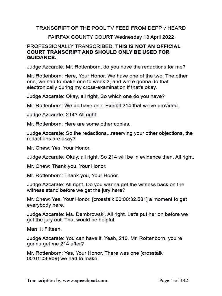 Christi Dembrowski Isaac Baruch Brandon Patterson | PDF | Witness