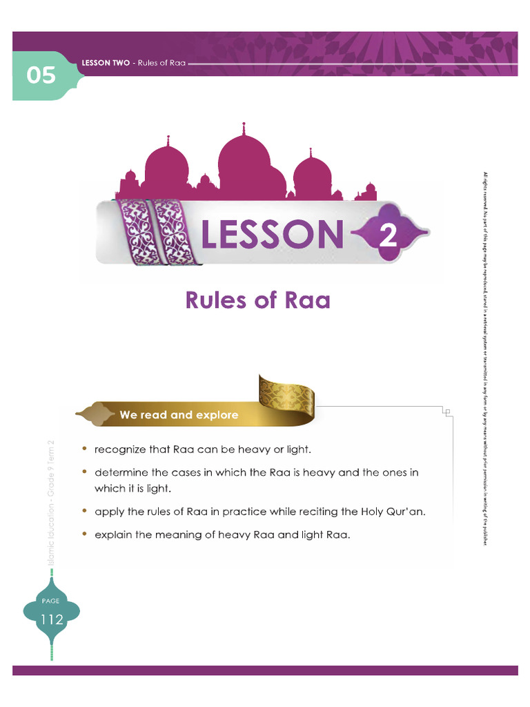 Rules of Raa | PDF