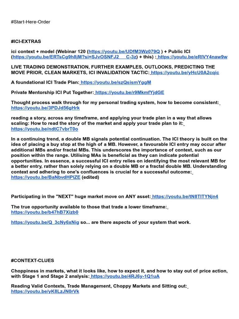 Mentorship and Trading Resources Guide | PDF | Social Psychology ...