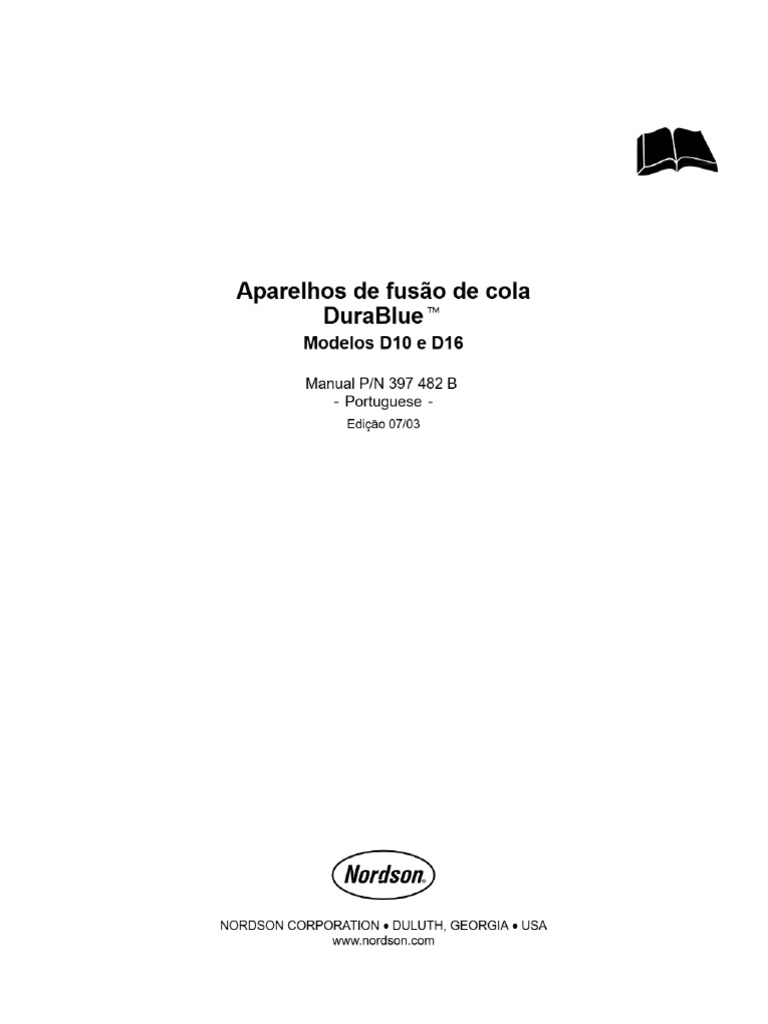 Manual Nordson Blue10 - 002 | PDF