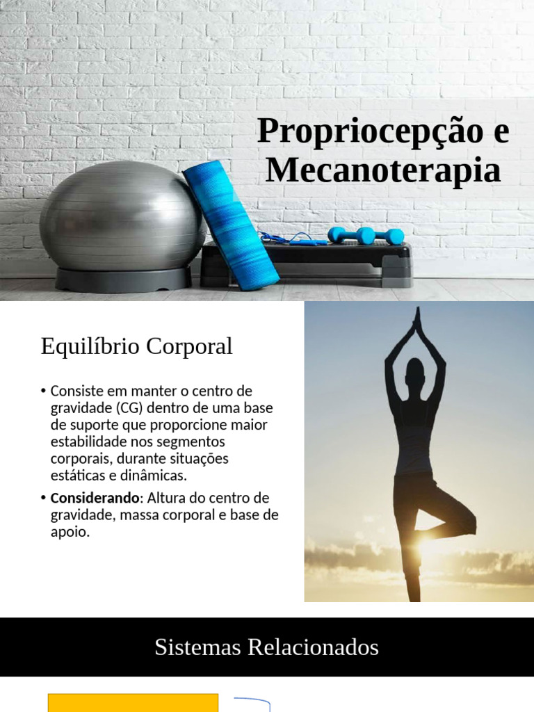 Propriocepção e Mecanoterapia | PDF | Sistema vestibular | Neurociência