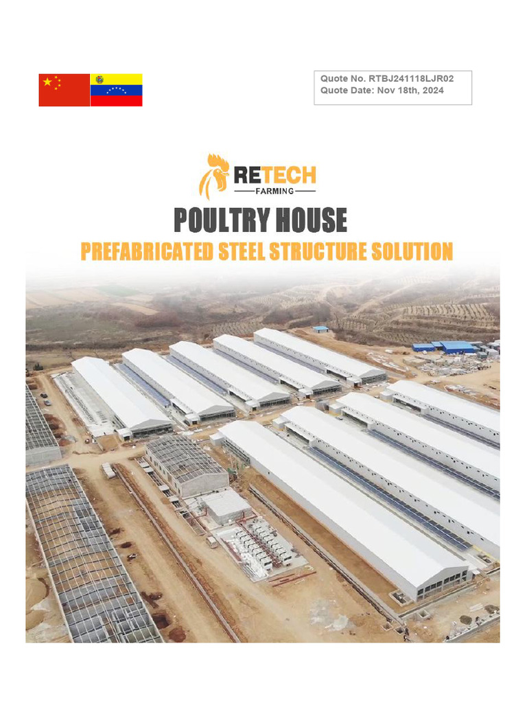 100K Prefab Chicken House Quotation From Becky in Retech-Farming | PDF ...