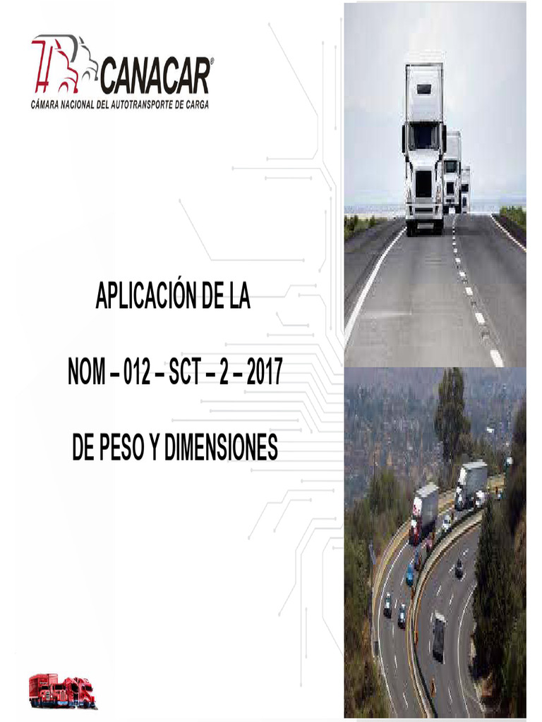 Normas de Peso y Dimensiones Vehiculares | PDF
