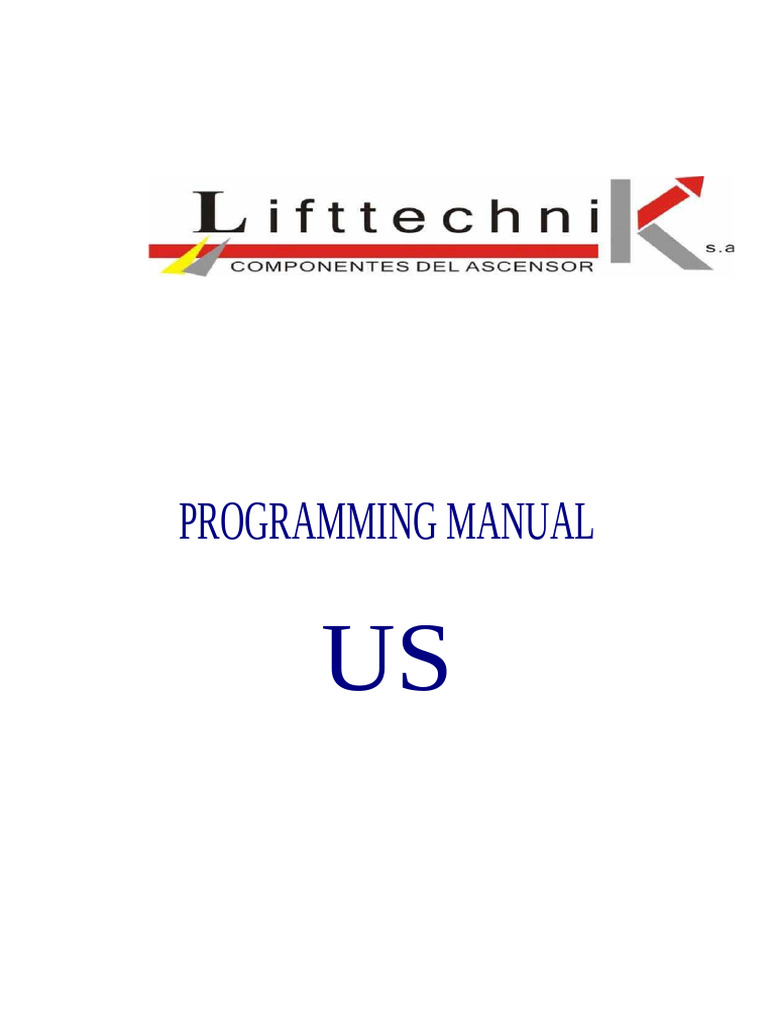 Manual Programming of Lift Maneuver (ZEUS) | PDF | Elevator | Computer Terminal