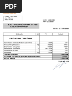 Facture d'hospitalisation de 3 500 $ | PDF