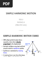 SHM Formula Sheet | PDF | Oscillation | Metrology