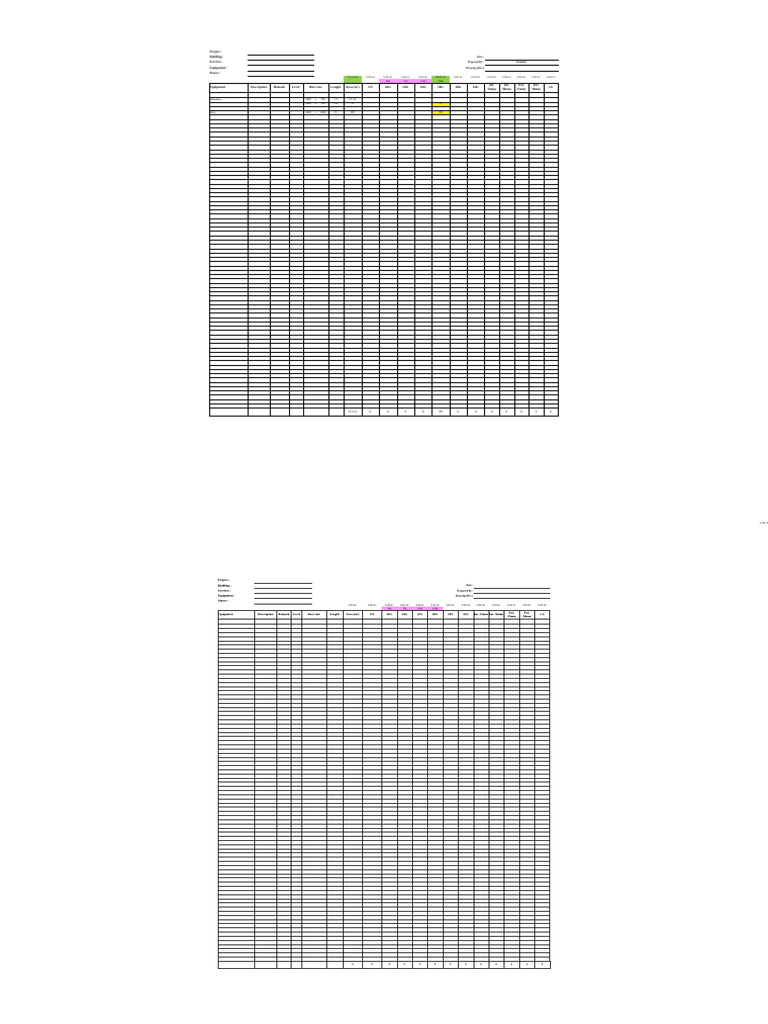 Ductwork BOQ - Fire Rated Enclosure | PDF