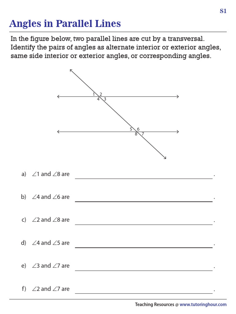 angle-relationships | PDF