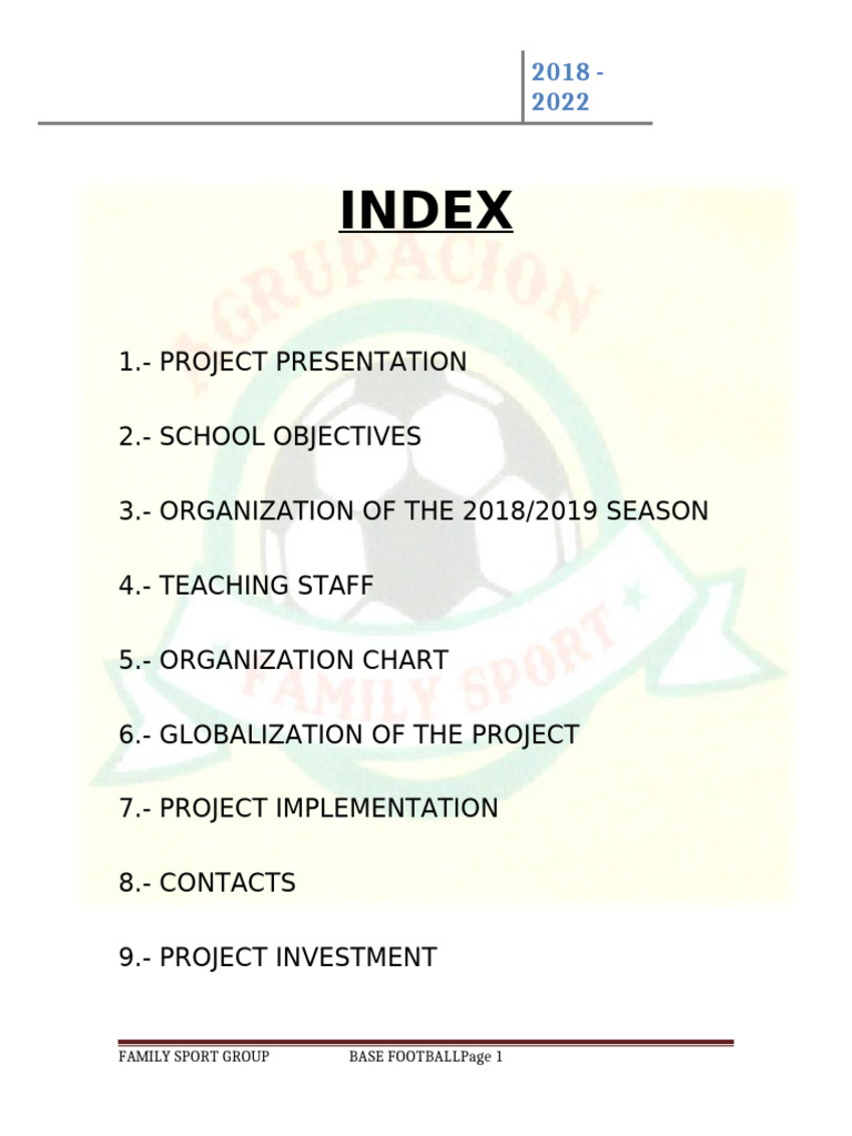 school football project | PDF | Physical Therapy | Behavioural Sciences
