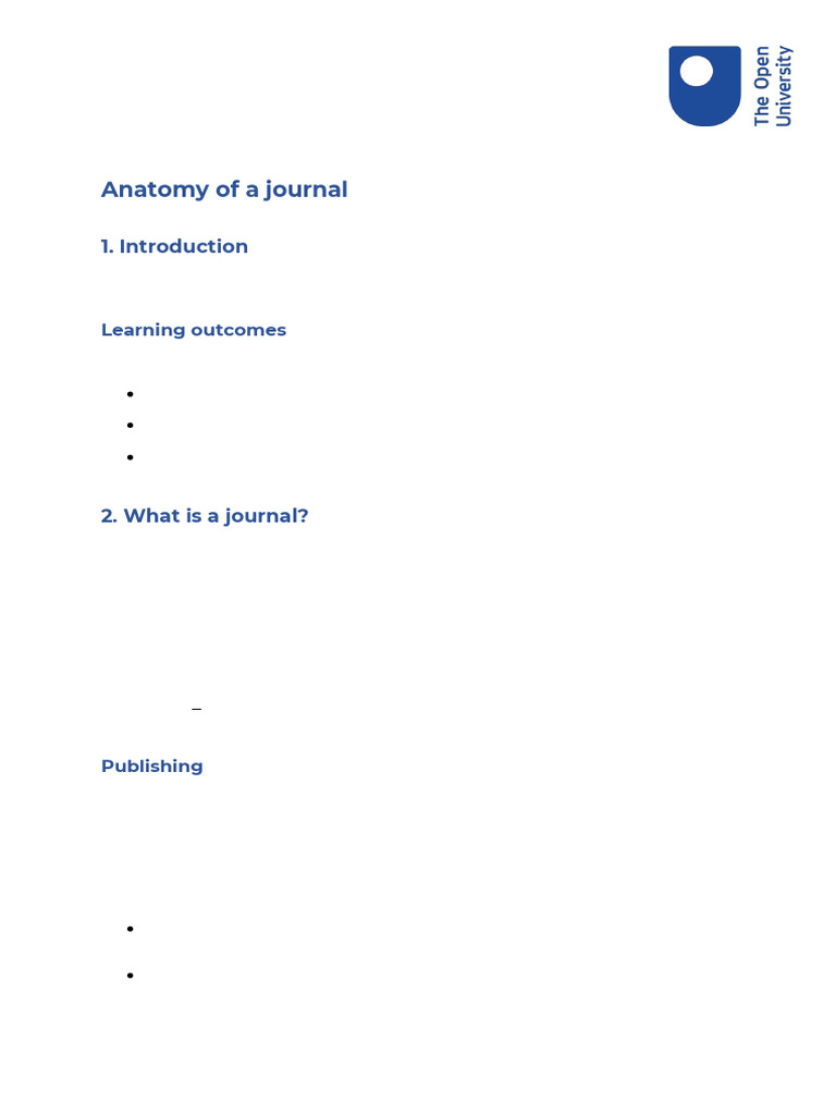 Accessible PDF 104 Anatomy of A Journal | PDF | Peer Review | Academic ...