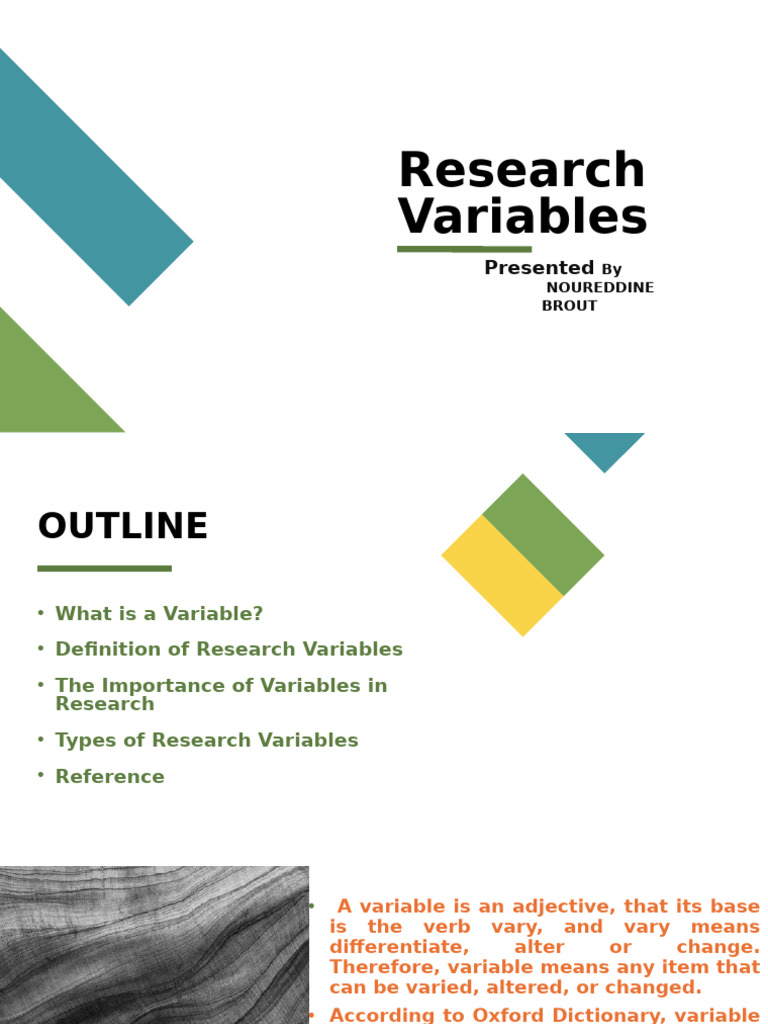 Research Variables Autosaved Autosaved | PDF | Dependent And Independent Variables | Confounding